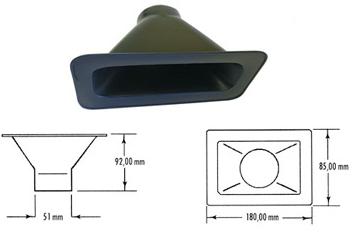 Luchthapper Airduct Breed - Hoogstra Autosport